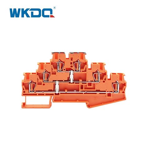 China 3 Layer Spring Cage Space Saving Terminal Block With