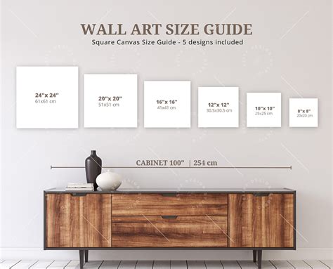 Wall Art Size Guide Square Frame Sizes Guide Canvas Size Guide Poster
