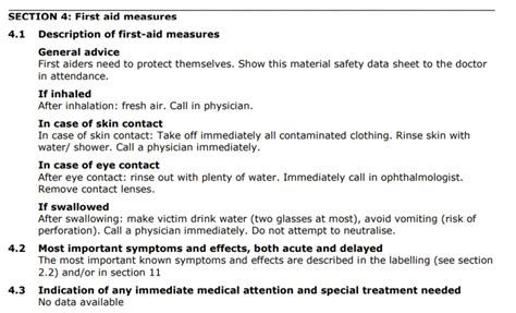 Safety Data Sheet Explained Sds Safeti