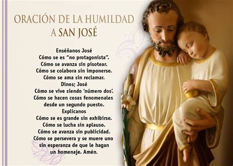 Oración De La Humildad A San José Oracion De San Francisco