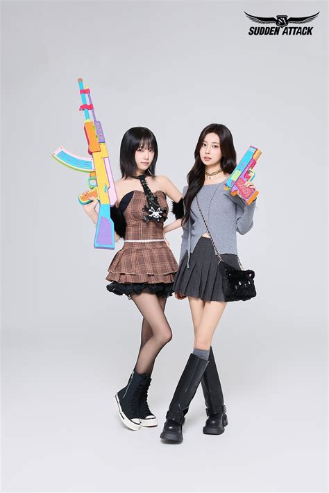 Kang Hyewon And Choi Yena For Sudden Attack Kpopping