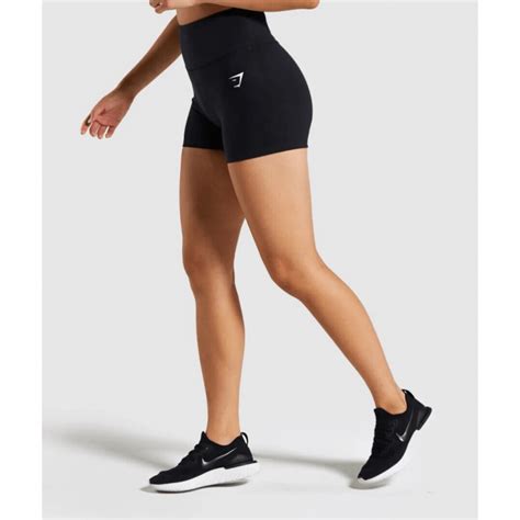 Gym Shark Dreamy High Waisted Shorts Black