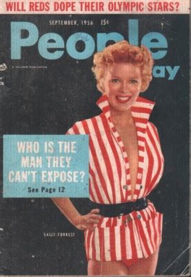 People Today September 1956 Sally Forrest Cheesecake Pin Up Digest