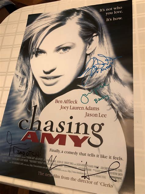 Chasing Amy Cast Signed Poster Leeloo Multiprops Llc