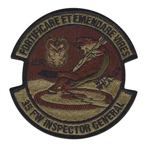 35 Fw Inspector General Ocp Patch 35th Fighter Wing Patches