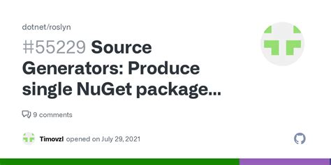 Source Generators Produce Single Nuget Package That Includes Net50