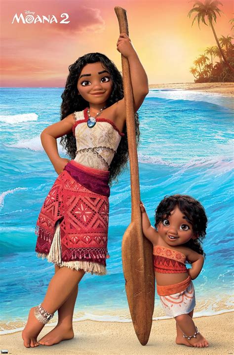 Trends International Disney Moana 2 Moana And Simea Wall