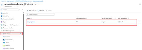azure ai search indexers and indexes using c code