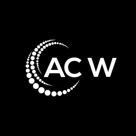 Acw Letter Logo Creative Design Acw Unique Design 18729662 Vector Art