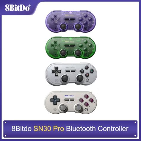 【ready Stock】8bitdo Sn30 Pro Bluetooth Gamepad Wireless Game Controller Joystick For Nintend