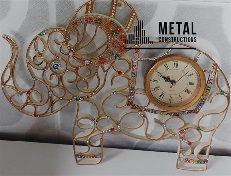 Метален стенен часовник Изработка на метални конструкции