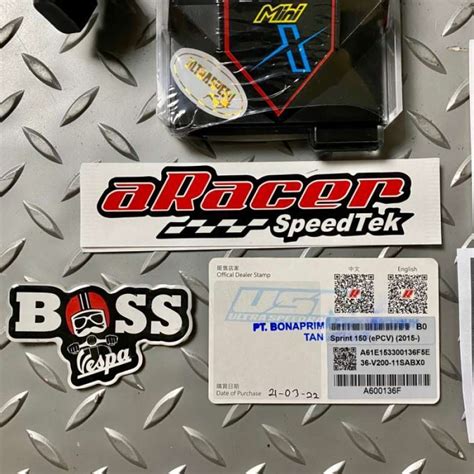 Promo Ecu Racing Aracer Speedtek Rc Mini X Koil Vespa Sprint Prima 3v