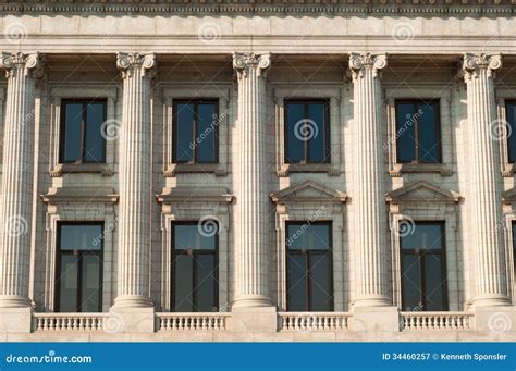 Classical Columns Stock Image Image Of Ohio Balusters 34460257