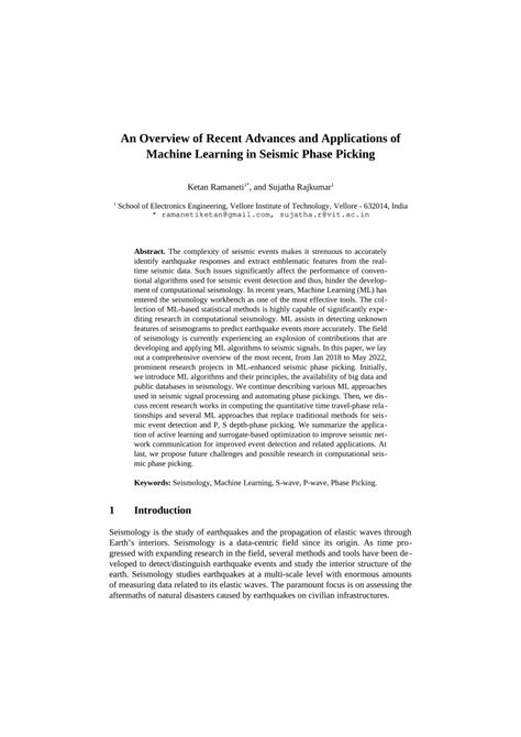 Pdf An Overview Of Recent Advances And Applications Of Machine