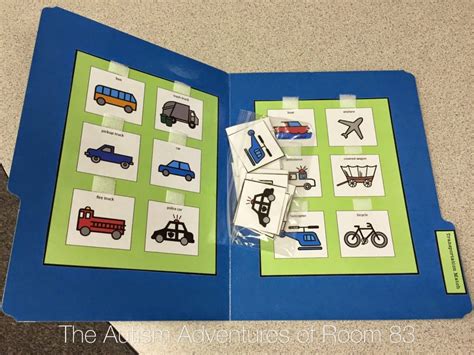 Matching File Folder Tasks Autism Adventures