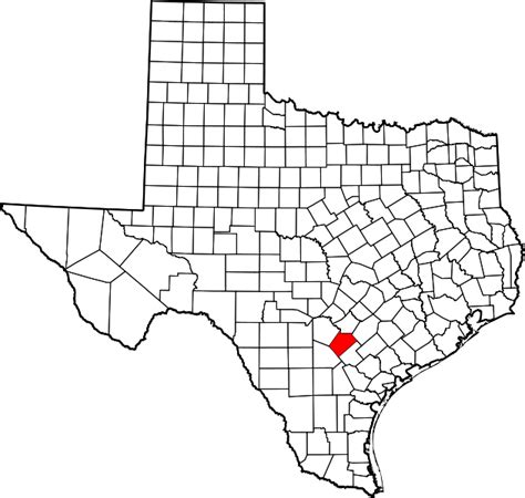 Filemap Of Texas Highlighting Wilson Countysvg Wikipedia
