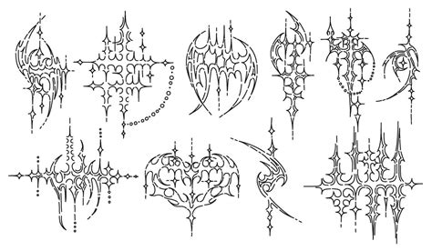 Cyber Sigilism Tattoo Designs