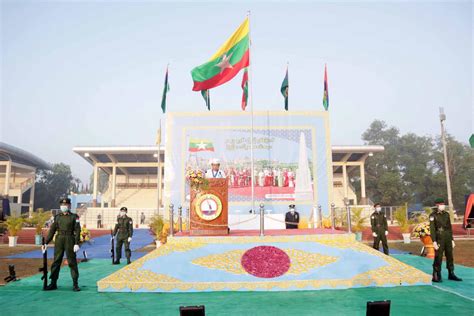 ထားဝယ်မြို့၌ ၇၆ နှစ်မြောက်ပြည်ထောင်စုနေ့ နိုင်ငံတော်အလံတင်အခမ်းအနား