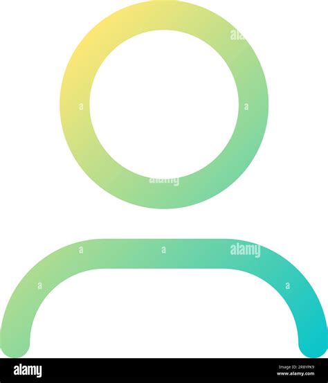 Account Avatar Pixel Perfect Gradient Linear Ui Icon Stock Vector Image And Art Alamy