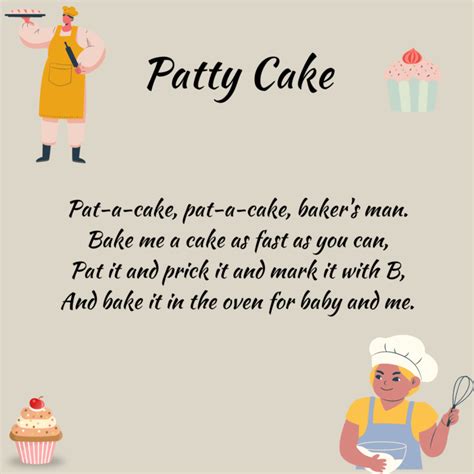 Patty Cake Song Printable Lyrics Origins And Video