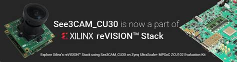 Explore Xilinxs Revision™ Stack Using See3camcu30 On Zynq Ultrascale