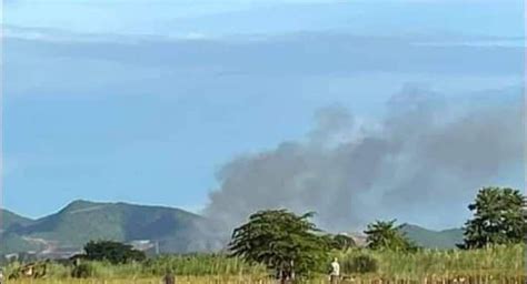 မုံရွာမြို့နယ် နဂါးတွင်းရွာသို့ စစ်ကောင်စီမှ ဝင်ရောက်စီးနင်းကာ အိမ်ခြေ ၁၀လုံး ကျော်အားမီးရှိ့ဖျက