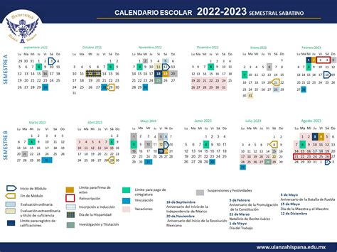 Calendario Escolar 2022 2023