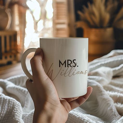 Personalized Mr And Mrs Mug Set Custom Engagement T For Couple