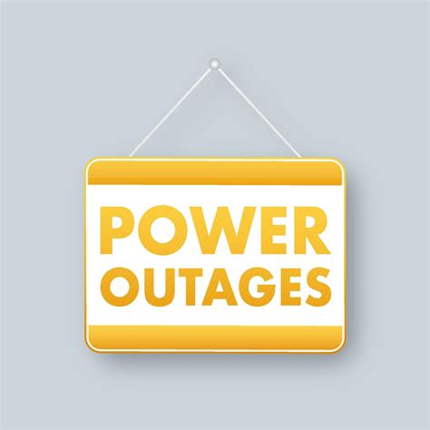 Power Outages Badge Icon Stamp Logo Vector Illustration 29923229