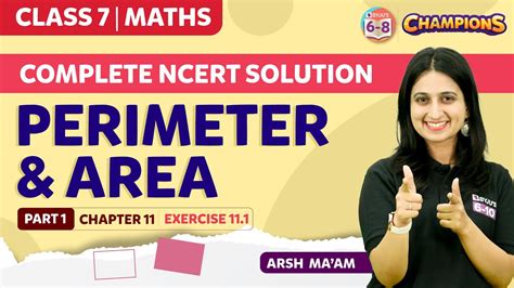 Perimeter And Area Class 7 Maths Chapter 11 Complete Ncert Solutions