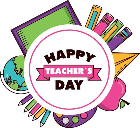 Happy Teachers Day Vector Png International Teachers Day Png Free