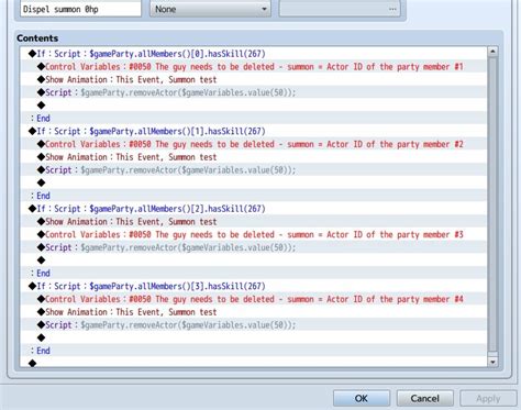 Remove Dead Party In Combat With Buffstate Need A Way To Save Actor Id As Variable Rpg Maker
