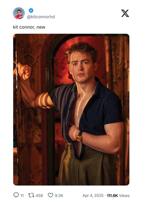 Kit Connor Turns Up The Heat In Damian Foxes Flaunt Photoshoot