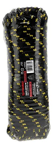 Piola De Polipropileno Trenzada De 10mm X 30m En Madeja Negro