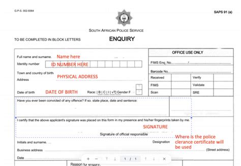 What Is A Saps 91 A Form