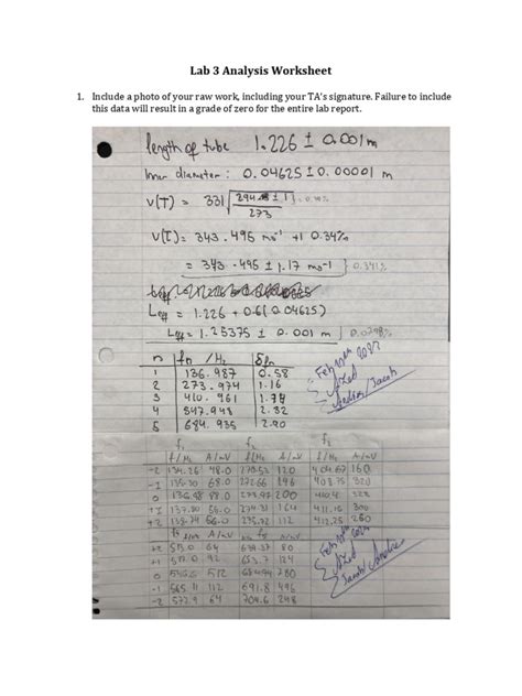 Lab 3 Analysis Worksheet Pdf