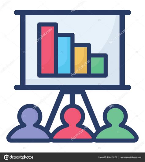 Project Analysis Flat Icon Business Presentation Stock Vector By ©vectorspoint 256425128