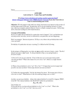 Lab6 Telescope Lab Key Answers To Lab Name Key 54 Pts ASTR 1000 Lab