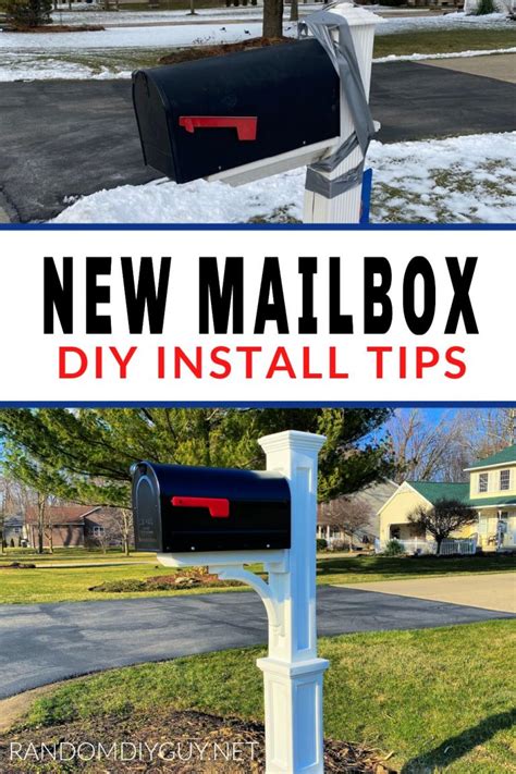 How To Install A Mailbox Quick And Easy Tips Random DIY Guy