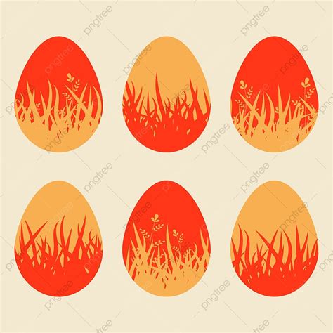 Colored Easter Eggs Vector Design Images Set Of Colored Isolated Easter Eggs On A White