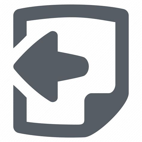 Arrow Document Export File Interface Left Icon Download On Iconfinder