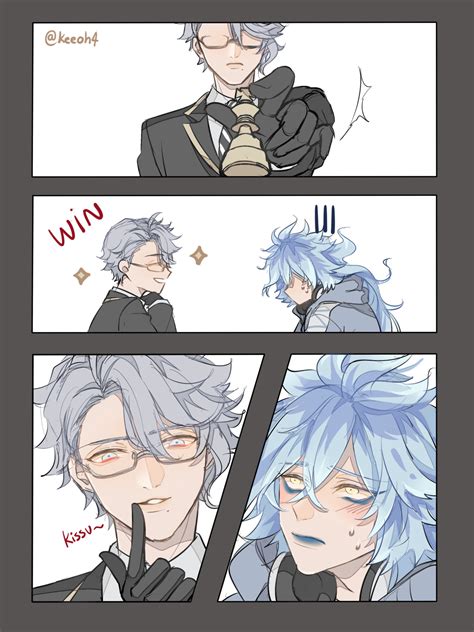 I Won So Let Me Kiss You” Azul X Idia Useless Potato