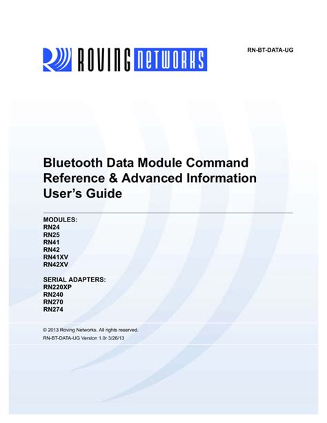 Bluetooth Cr Ug V10r