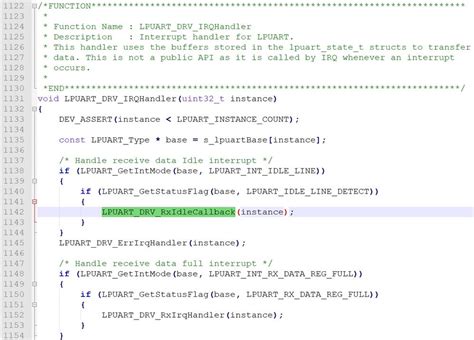 S32k144 Lpuart Idle Line Interrupt Configuration Nxp Community