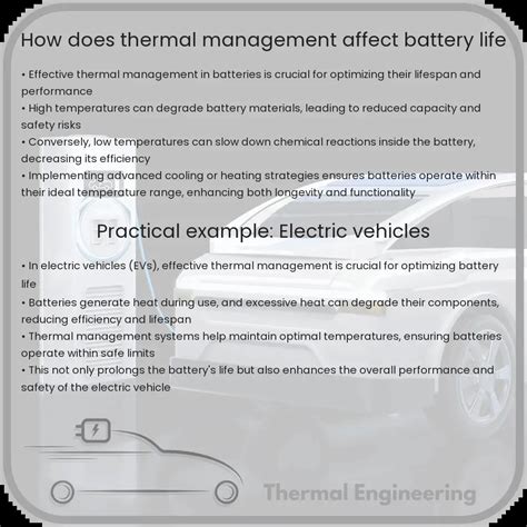 How Does Thermal Management Affect Battery Life