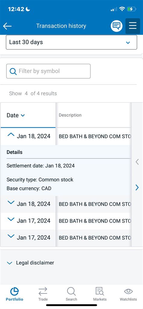 Jan 17 18 2024 Transaction History Bmo R Teddy