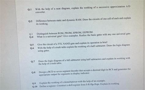 solved q 1 with the help of a neat diagram explain the