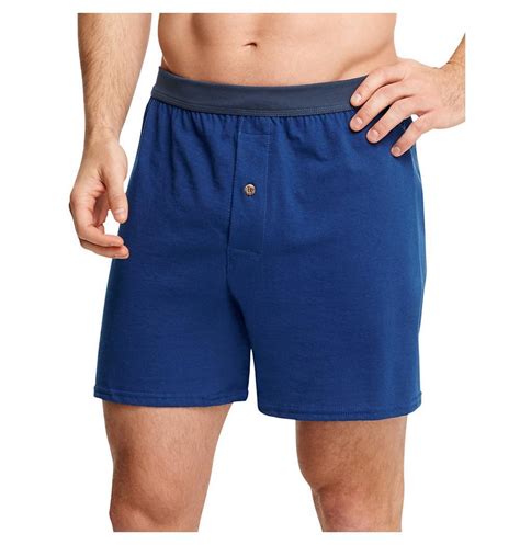 Hanes Mens Tagless Comfortsoft Knit Boxers With Comfortsoft Waistband