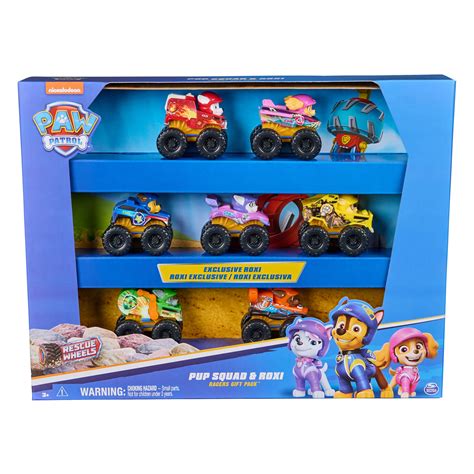 Paw Patrol Rescue Wheels 7 Piece Pup Squad Racers T
