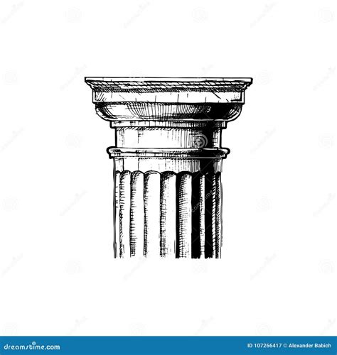 Capital Classical Order Stock Vector Illustration Of Architecture